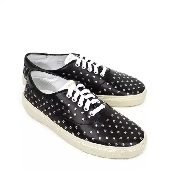 Saint Laurent Studded Lace-up Sneakers