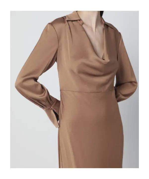 Simkhai Adelle Satin Maxi Dress