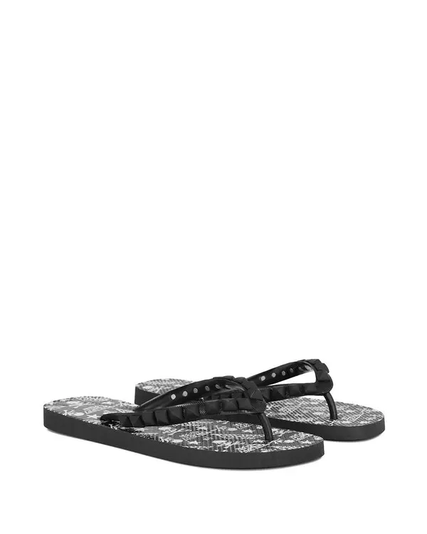Philipp Plein Pattern Printed Studded Sandals