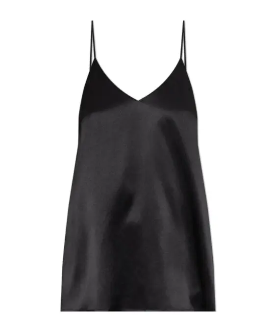 LISA YANG V-neck Camisole Top - Black