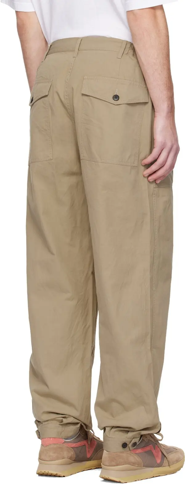 Visvim Carrol Tapered Trousers - Nude