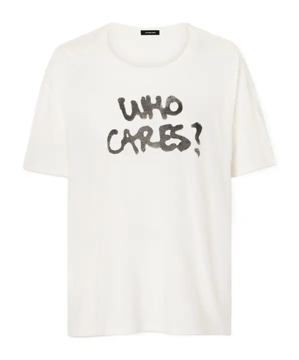 R13 Printed Cotton And Cashmere-blend T-shirt