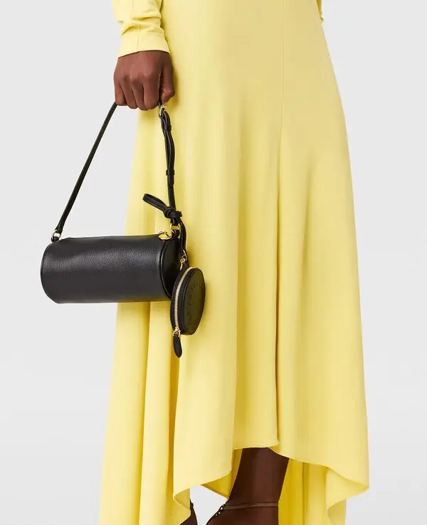 Stella McCartney Asymmetric Draped Crepe Midi Dress