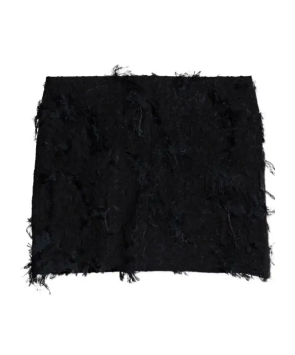 SAMSOE SAMSOE Frayed Mini Skirt