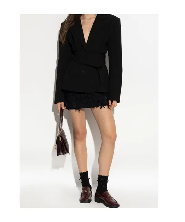 SAMSOE SAMSOE Frayed Mini Skirt