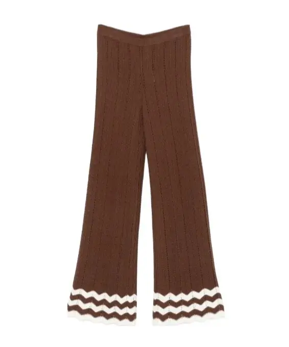 TWINSET Knitted Trousers - Brown