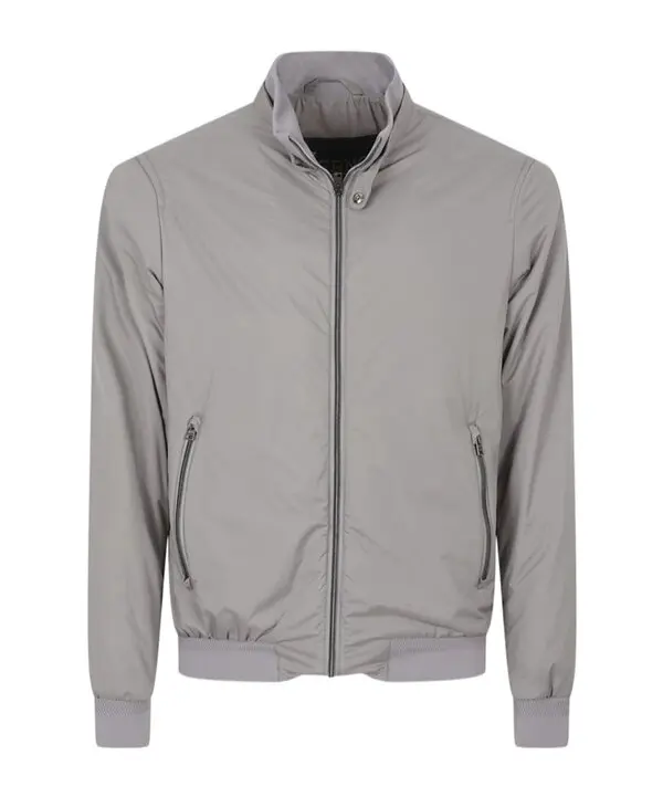 Herno Long-sleeved Zip-up Casual Jacket - Gray