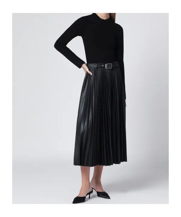 Simkhai Pleated Midi Dress