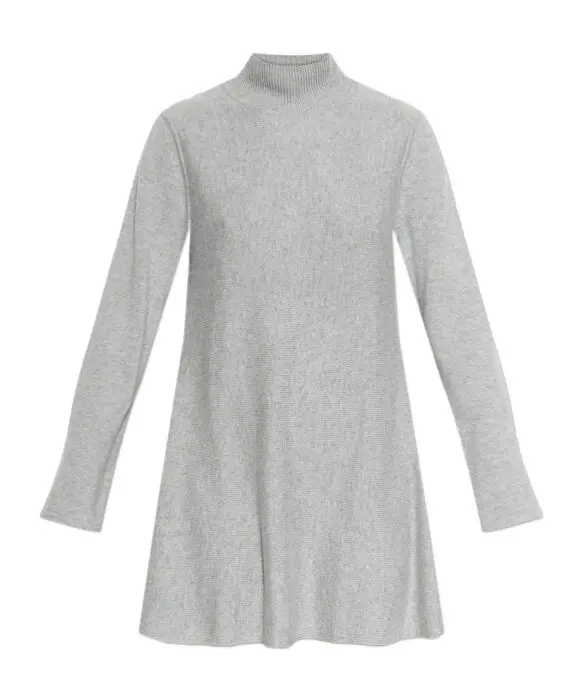 LISA YANG Serina Long-sleeve Mini Dress - Gray