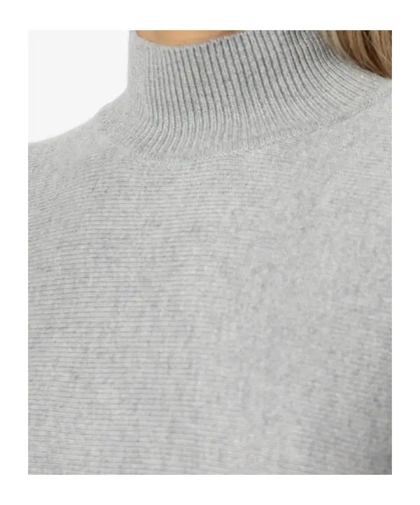 LISA YANG Serina Long-sleeve Mini Dress - Gray