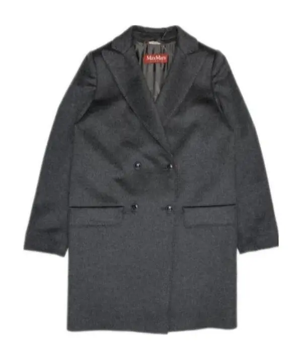 Max Mara Lapel Coat - Gray