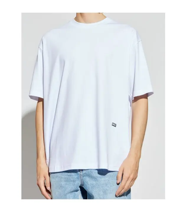 DIESEL® Logo Printed Crewneck T-shirt - White