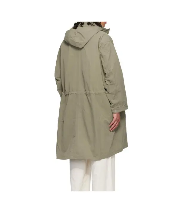 Studio Nicholson Lotus Hooded Coat - Nude