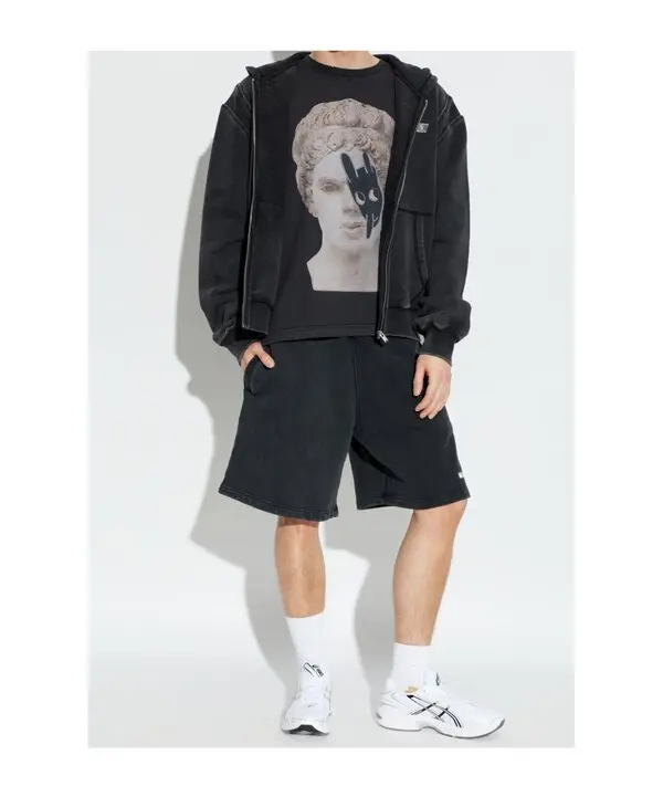 MISBHV X Ray Johnson Graphic T-shirt - Water-washed Black