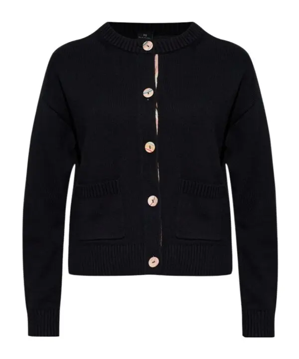 Paul Smith Button-front Ribbed Cardigan