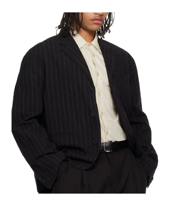 Studio Nicholson Plain-woven Cotton- And Linen-blend Blazer