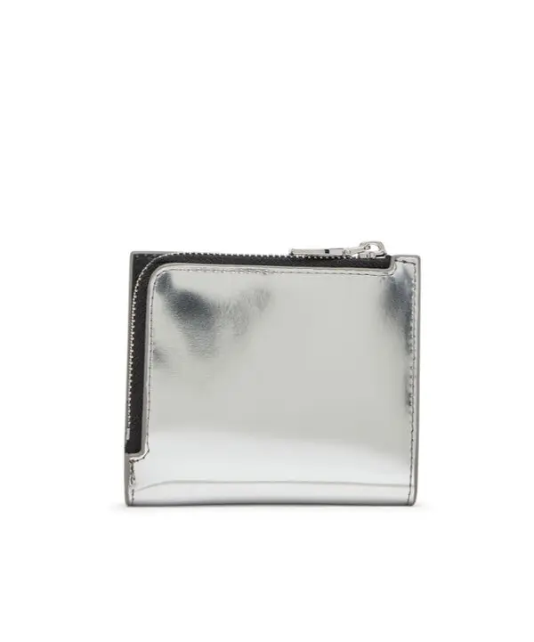 DIESEL® 1dr Bi-fold Card Holder - Silver