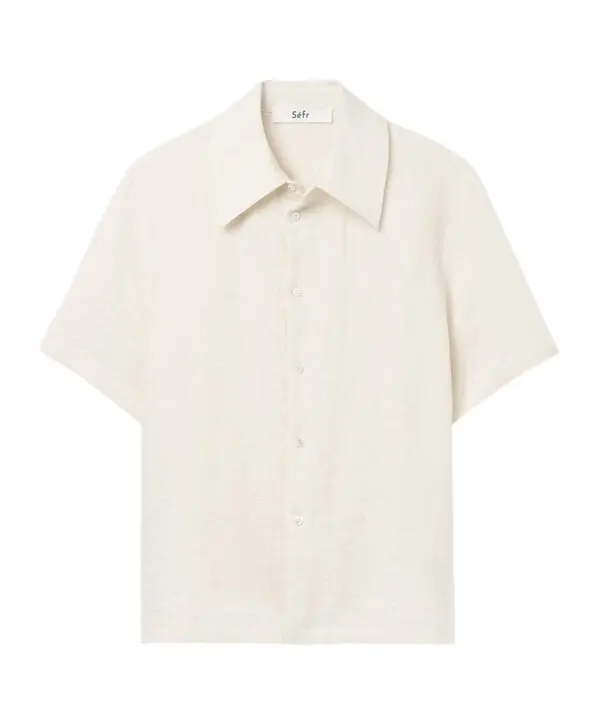 Séfr Short Sleeve Shirt - Beige