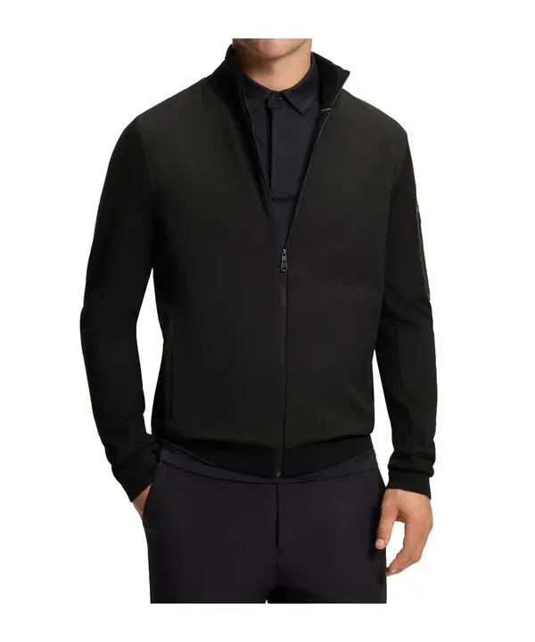 Hugo Boss Zip Pocket High Neck Sweater