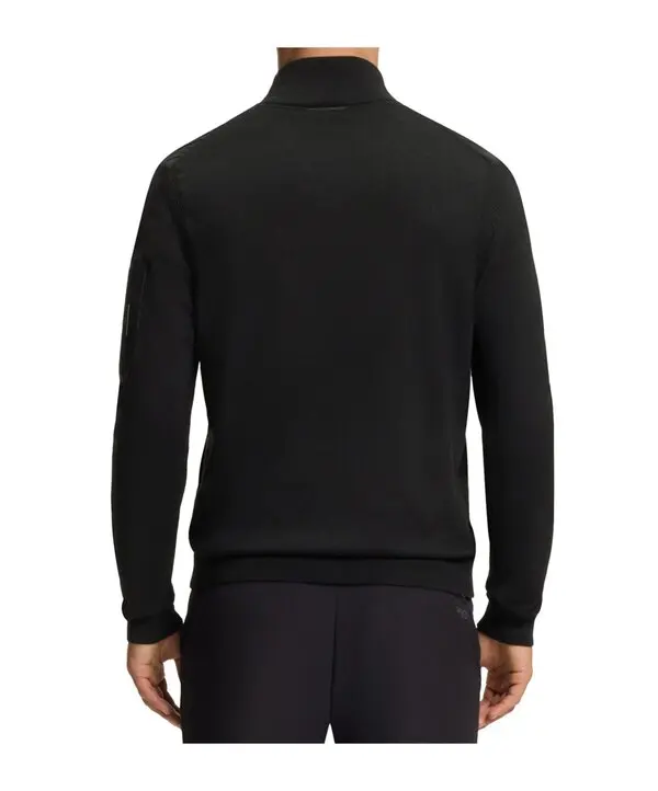 Hugo Boss Zip Pocket High Neck Sweater
