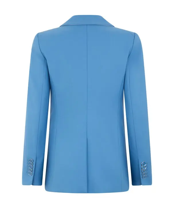 Veronica Beard Linen Blend Double-breasted Blazer