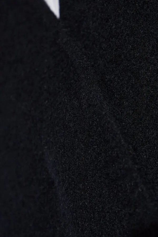 Officine Générale V-neck Wool Vest - Black