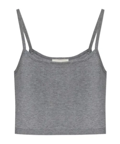 Officine Générale Cropped Spaghetti Strap Top