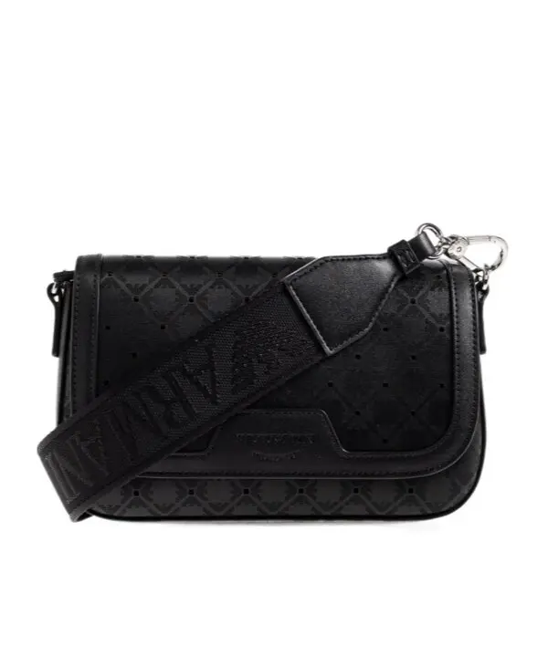 Emporio Armani Logo Pattern Shoulder Bag