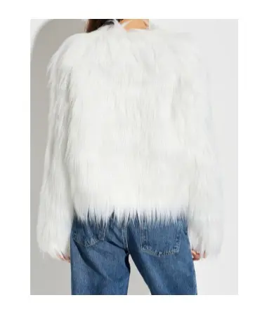 STAND STUDIO Eilish Faux Fur Jacket - White