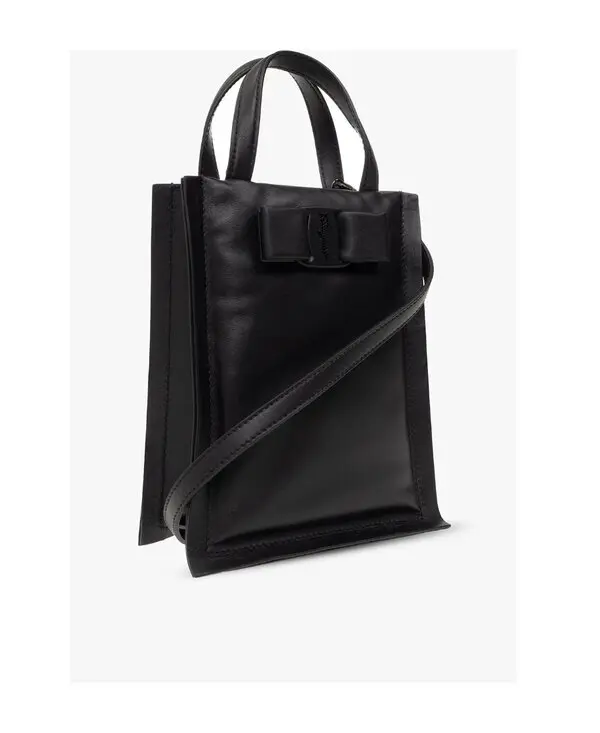 FERRAGAMO Buckle-detail Leather Tote Bag