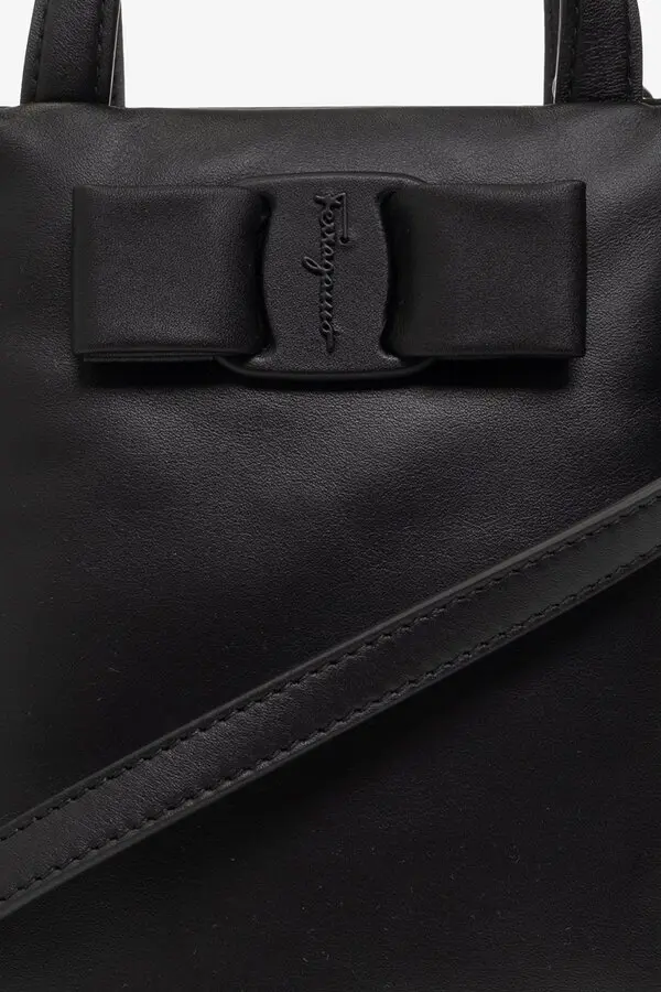 FERRAGAMO Buckle-detail Leather Tote Bag