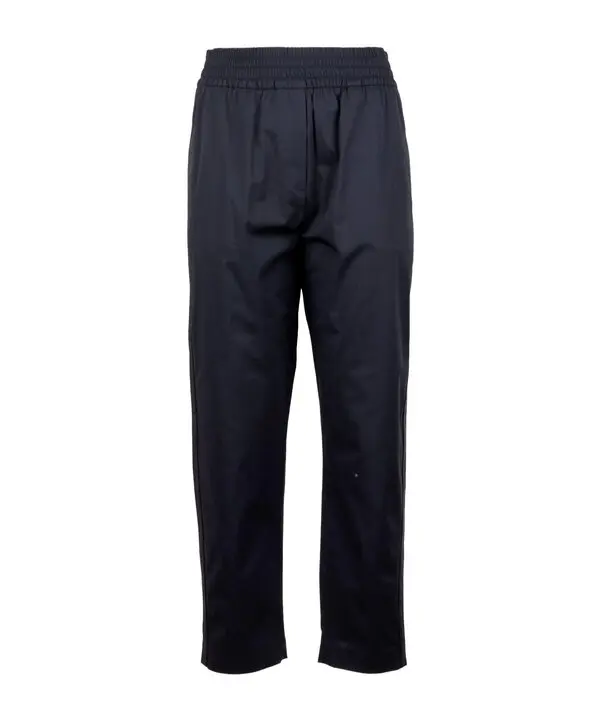 Eleventy Elasticated Waist Trousers - Black