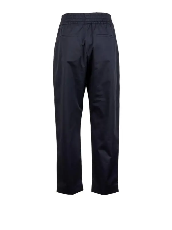 Eleventy Elasticated Waist Trousers - Black