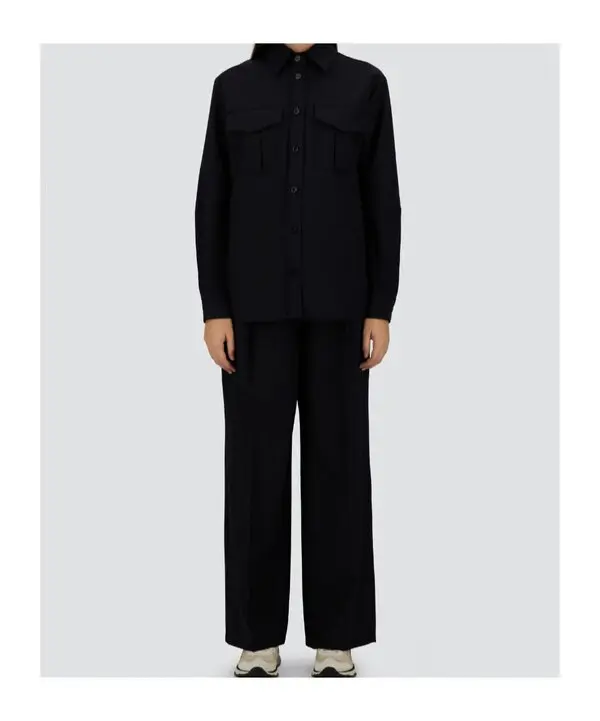 Herno Flap-pocket Buttoned Shirt - Navy Blue
