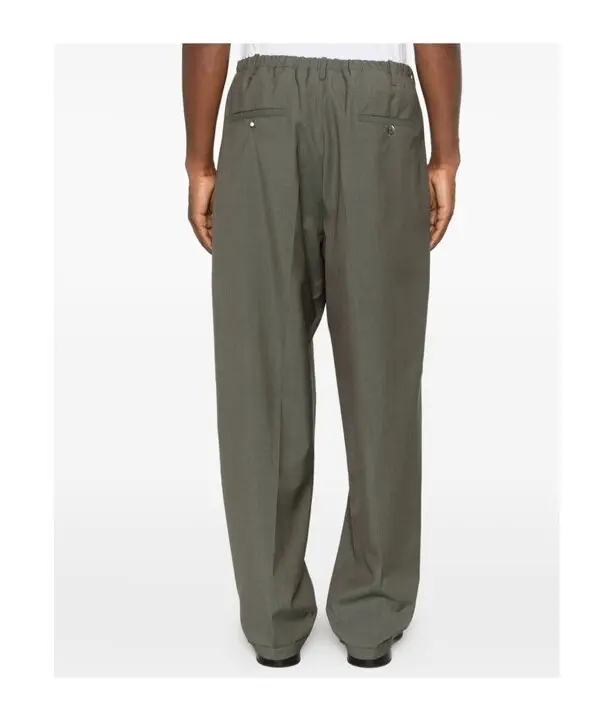 MAGLIANO Wide Leg Pants With Turn-up Hem