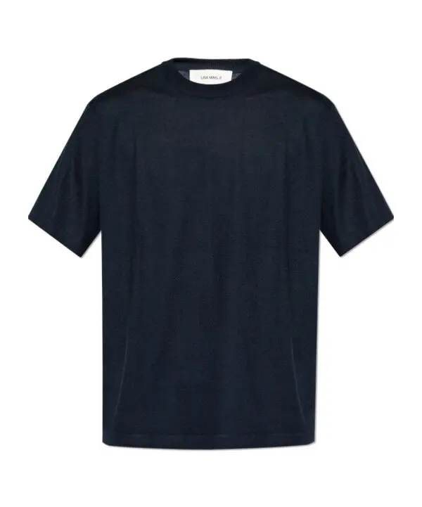 LISA YANG Johannes Knitted T-shirt - Navy