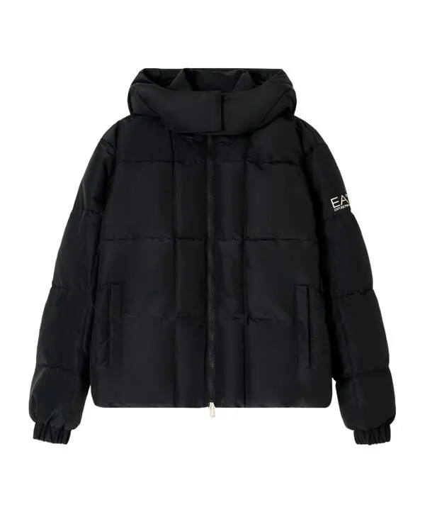 EA7 Quilted Insulated Padded Jacket - Black