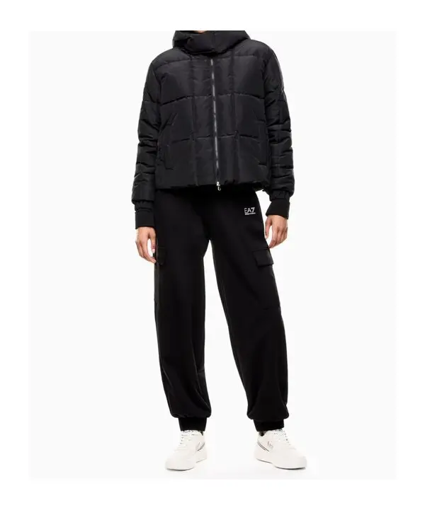 EA7 Quilted Insulated Padded Jacket - Black