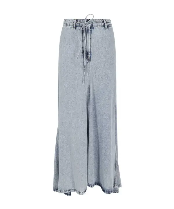 SEMICOUTURE Drawstring Maxi Skirt