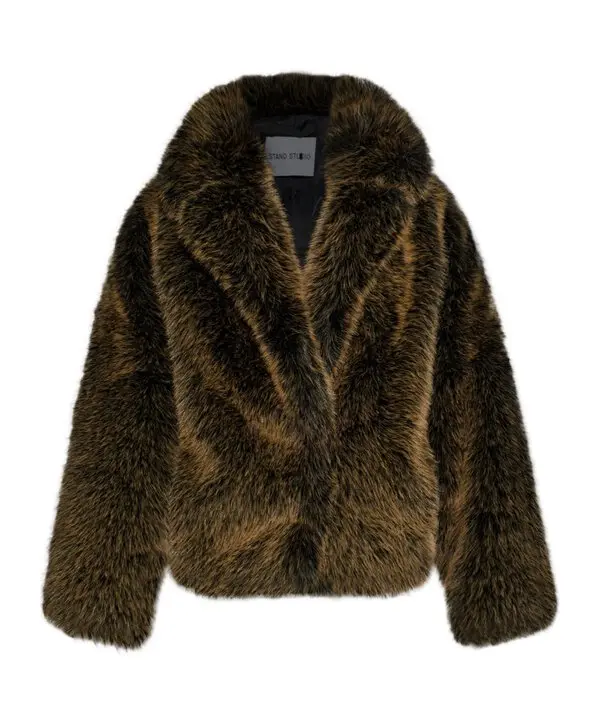 STAND STUDIO India Faux Fur Jacket