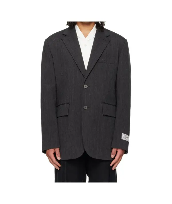 WOOYOUNGMI Single-breasted Long-sleeved Suit Jacket