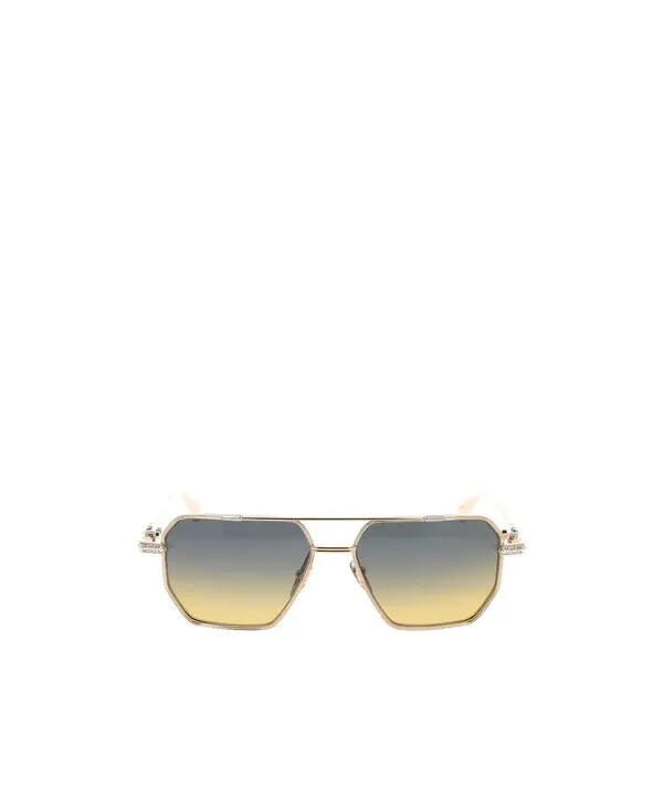 Chrome Hearts Aviator Sunglasses - Gray