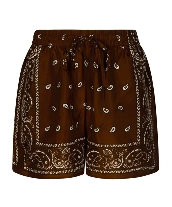 P.a.r.o.s.h Silk Shorts - Brown