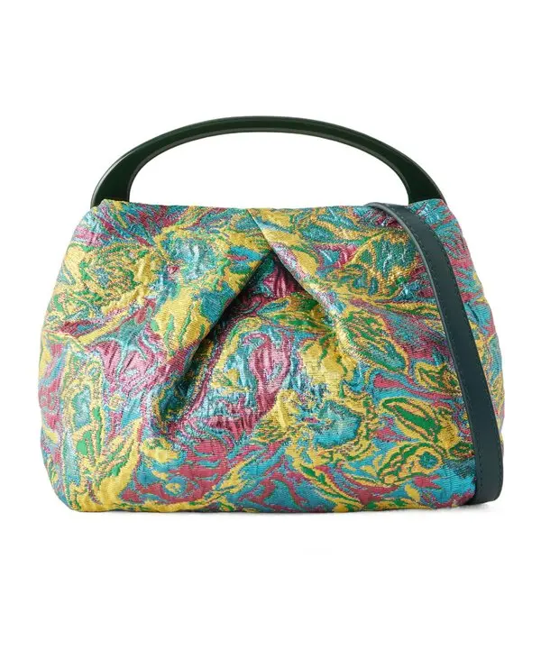 Dries Van Noten Small Floral Jacquard Tote Bag
