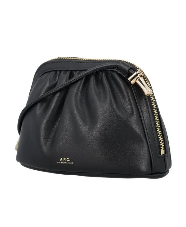 A.p.c. Ruched Drawstring Crossbody Bag