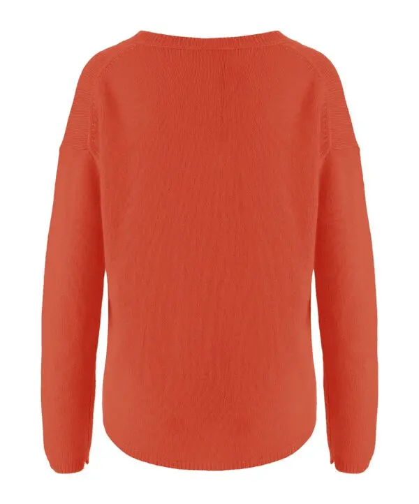 ALLUDE V-neck Cashmere Sweater - Brown