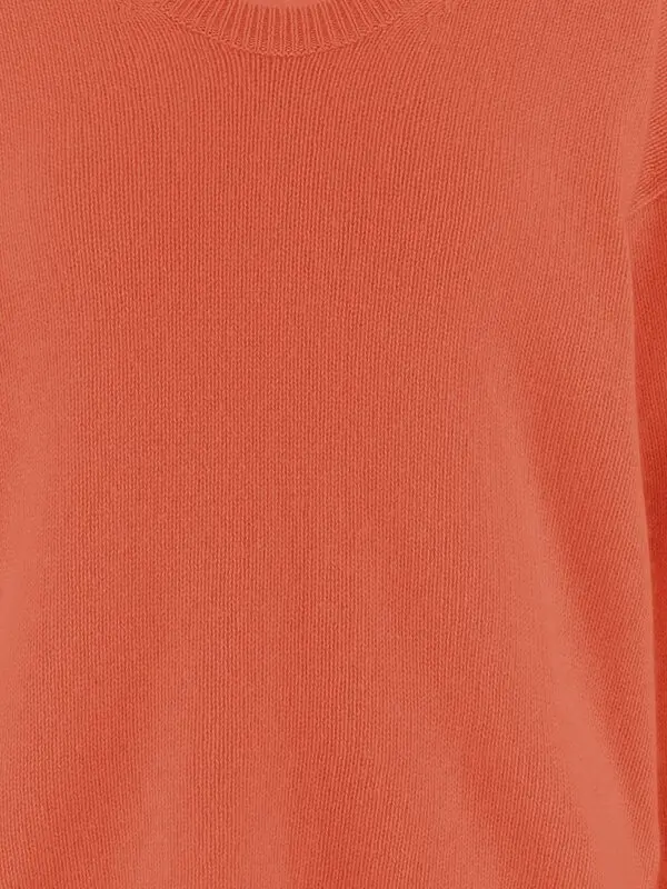 ALLUDE V-neck Cashmere Sweater - Brown