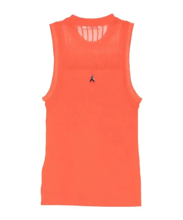 Patrizia Pepe Round Neck Sleeveless Tank Top
