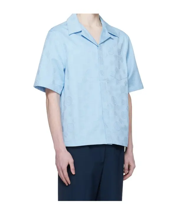 Casablanca Monogram Short-sleeve Shirt
