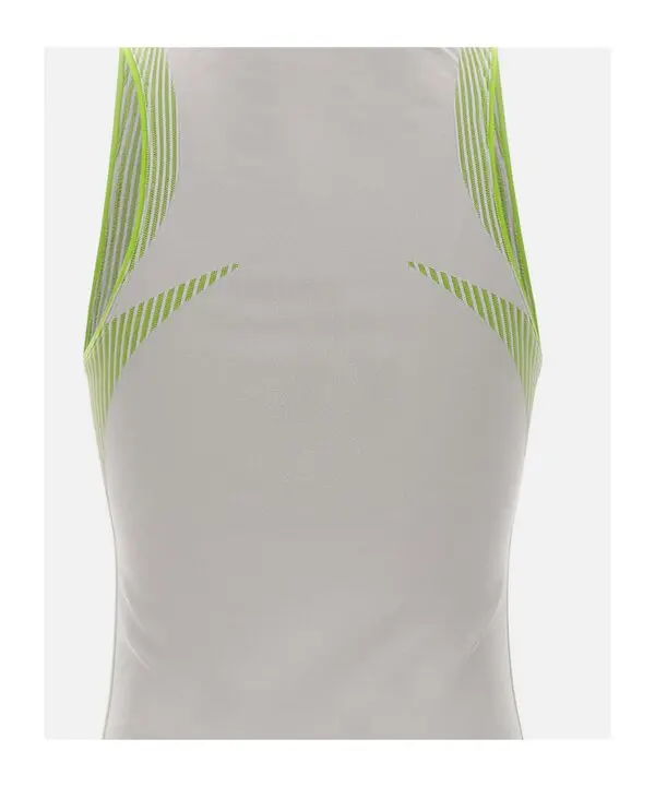 Casablanca Zip-front Sleeveless Dress